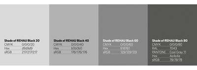 Colours | REHAU Brand Portal
