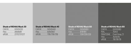 Colours | REHAU Brand Portal